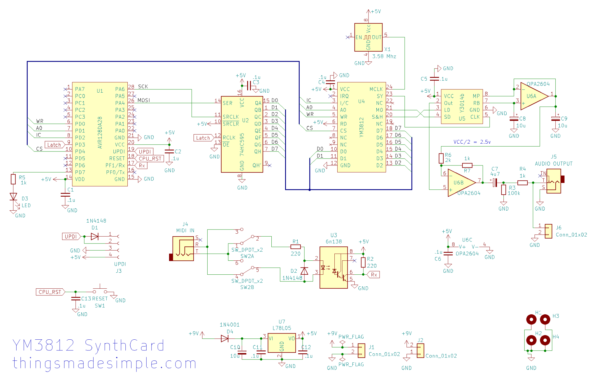 YM3812 Part 9 - Synth Card - Things Made Simple